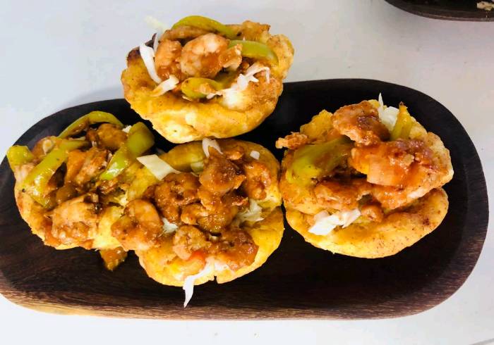 Tostón Relleno c/ Camarones – Catauro – Mercados en Línea